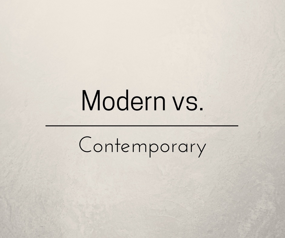 Modern vs Contemporary in Chicago Kitchen & Bath Design