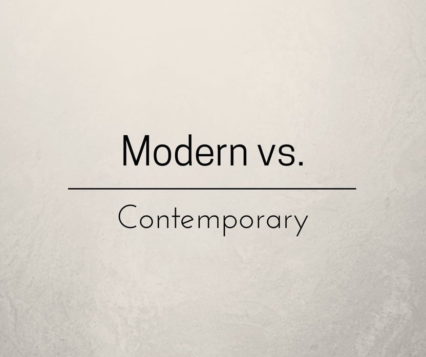 Modern vs Contemporary in Chicago Kitchen & Bath Design